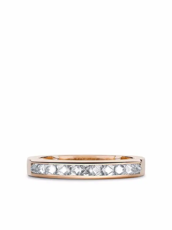 PRAGNELL 18kt Rose Gold Diamond Ring - Pink