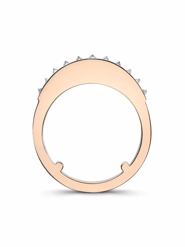 PRAGNELL 18kt Rose Gold Diamond Ring - Pink