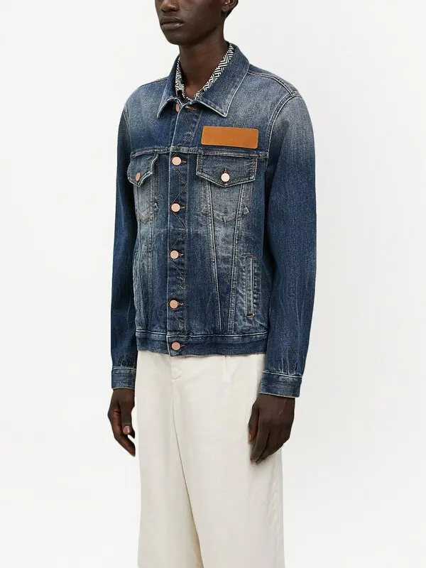 Palm Angels Logo Denim Jacket