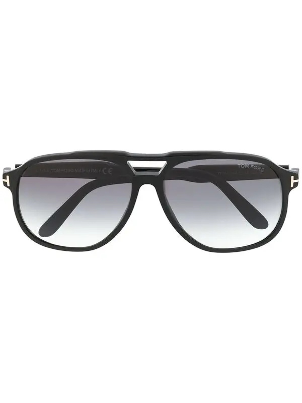 TOM FORD Raoul Pilot Sunglasses - Black