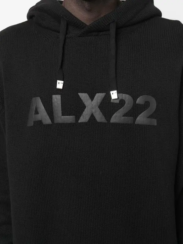 1017 Alyx 9sm Logo-print Hoodie - Black