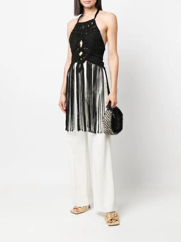 Alberta Ferretti Cut Out-detail Knitted Vest