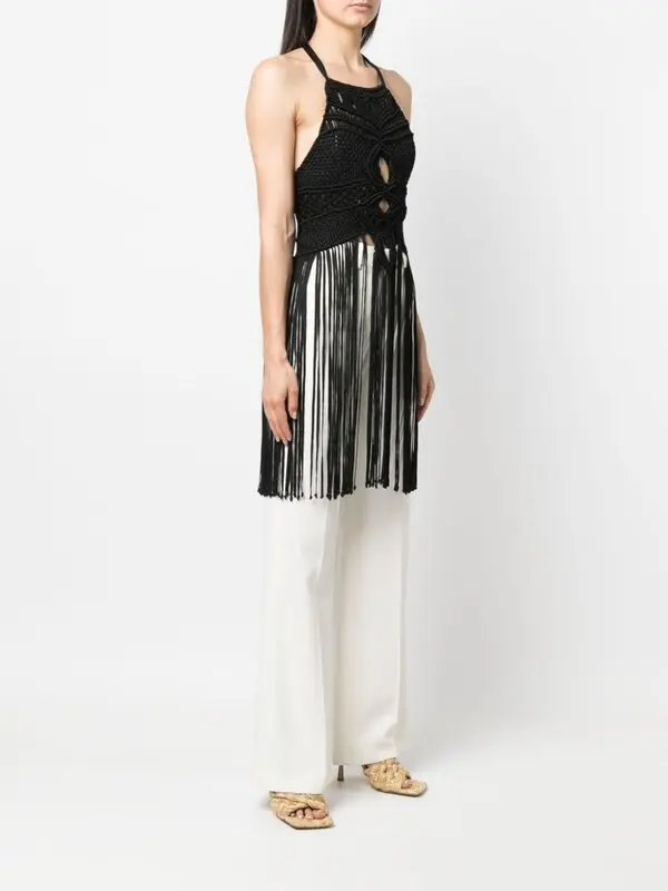 Alberta Ferretti Cut Out-detail Knitted Vest