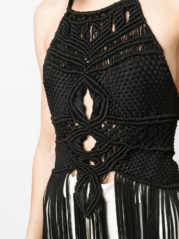 Alberta Ferretti Cut Out-detail Knitted Vest