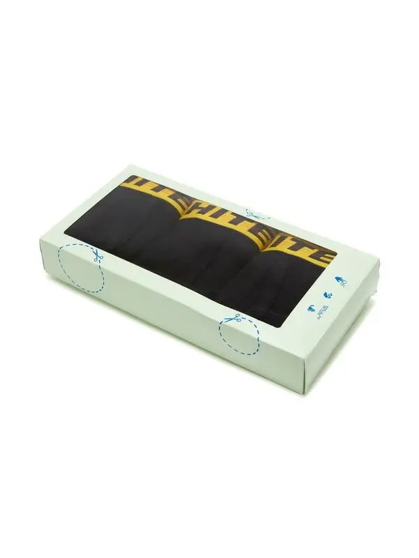 Off-White Classic Industrial Tri-pack Boxer Shorts - Black