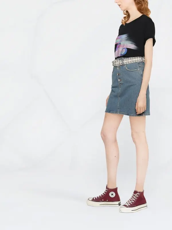 IRO PARIS Graphic Logo-print T-shirt - Black