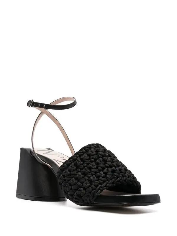 N°21 Braided High-heel Sandals