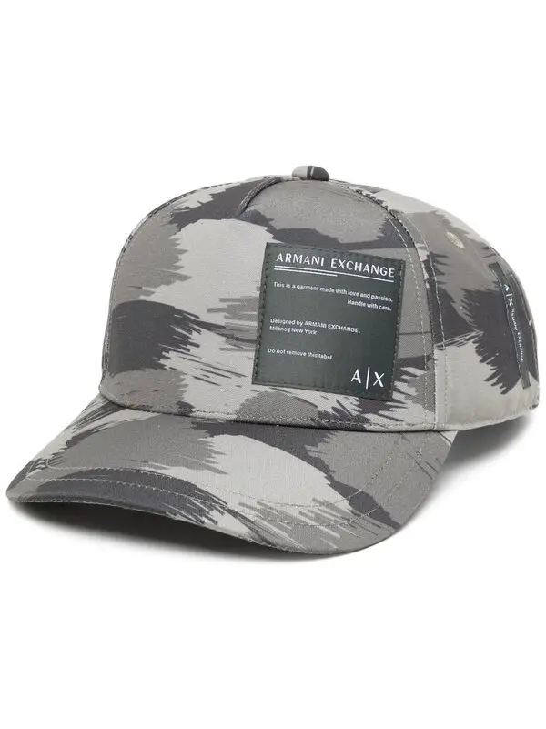 Armani Exchange Camouflage-print Cap