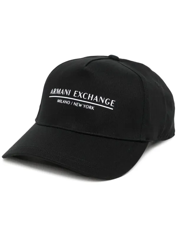 Armani Exchange Logo-print Cap - Black