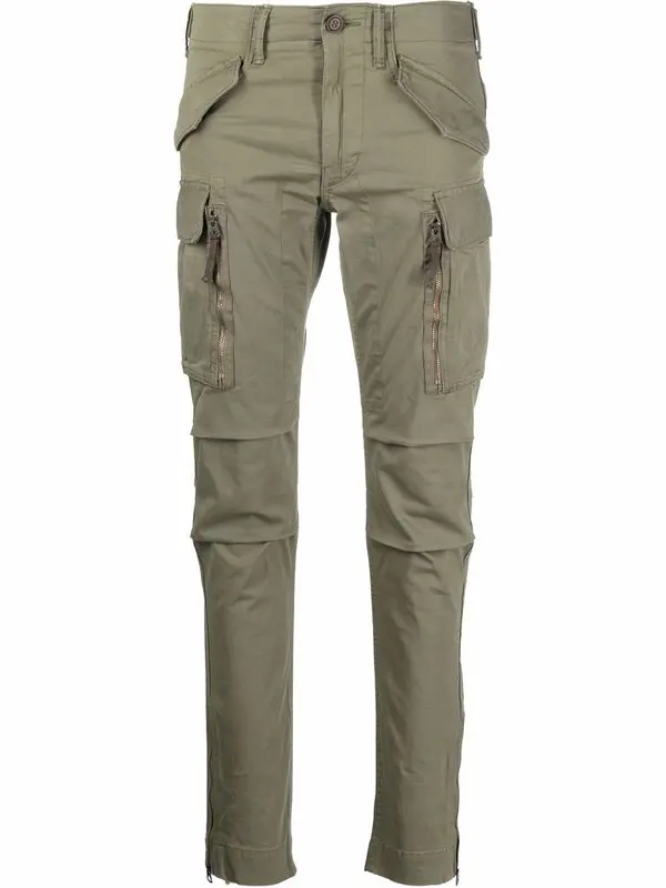Ralph Lauren Skinny-cut Cargo Trousers - Green