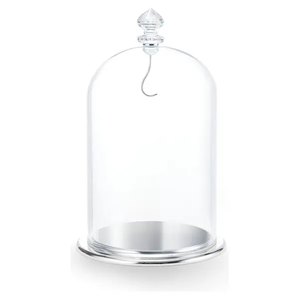 SWAROVSKI Bell Jar Display - Silver Tone