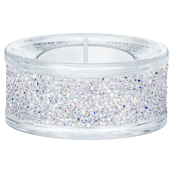 SWAROVSKI Shimmer Tea Light Holder - Purple