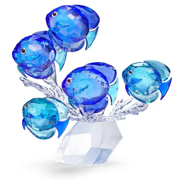 SWAROVSKI School Of Fish Figurine - Blue