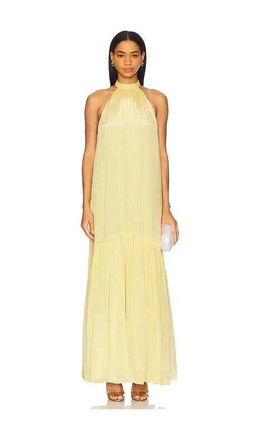 Hemant & Nandita Long Dress - Yellow
