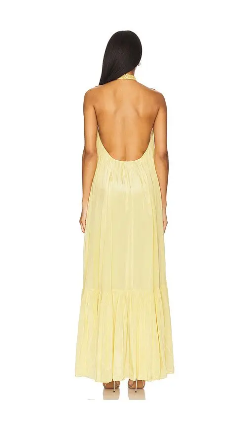 Hemant & Nandita Long Dress - Yellow
