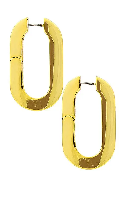 Jenny Bird Mega U Link Earrings - Gold