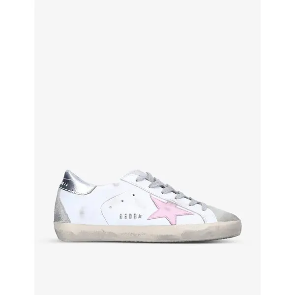 GOLDEN GOOSE Superstar Leather And Suede Low-top Trainers - White/oth