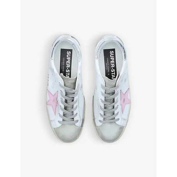 GOLDEN GOOSE Superstar Leather And Suede Low-top Trainers - White/oth