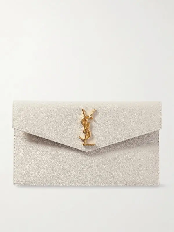 Saint Laurent Uptown Pouch - Beige