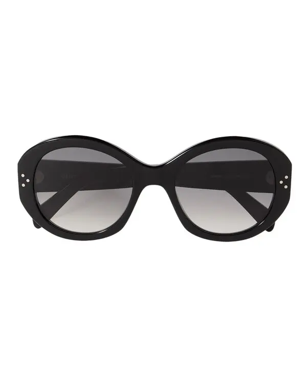 Celine Oversized Round-frame Sunglasses - Black