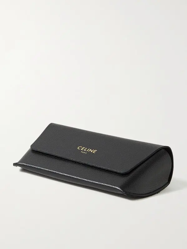 Celine Cat-eye Acetate Sunglasses - Black