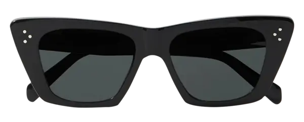 Celine Cat-eye Acetate Sunglasses - Black