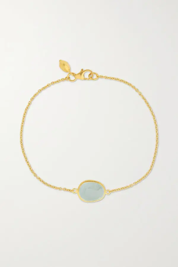 PIPPA SMALL 18-karat Aquamarine Bracelet - Blue