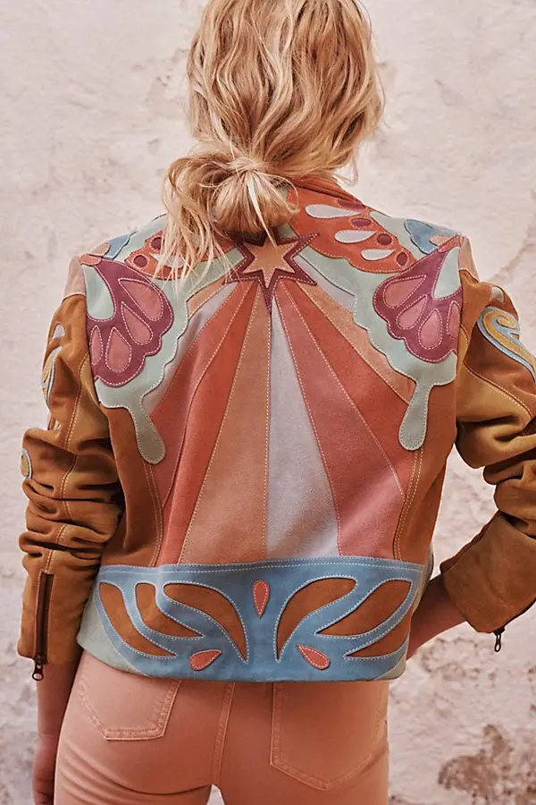 Free People Stars Are Psychedelic Jacket By - Magical Mystery