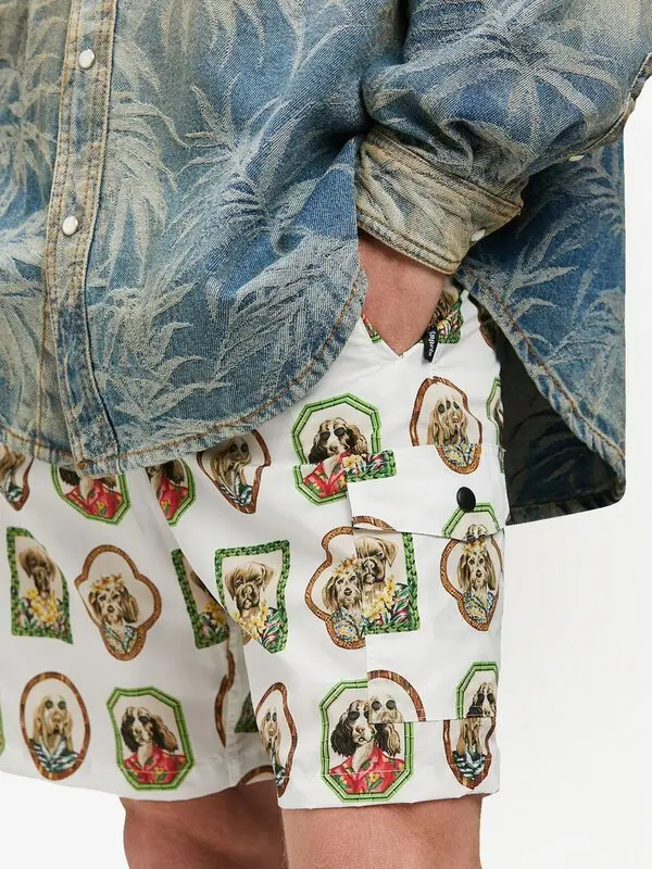 Palm Angels Dog Swim Shorts