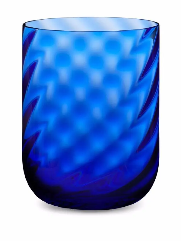 Dolce & Gabbana Hand-blown Murano Water Glasses - Blue