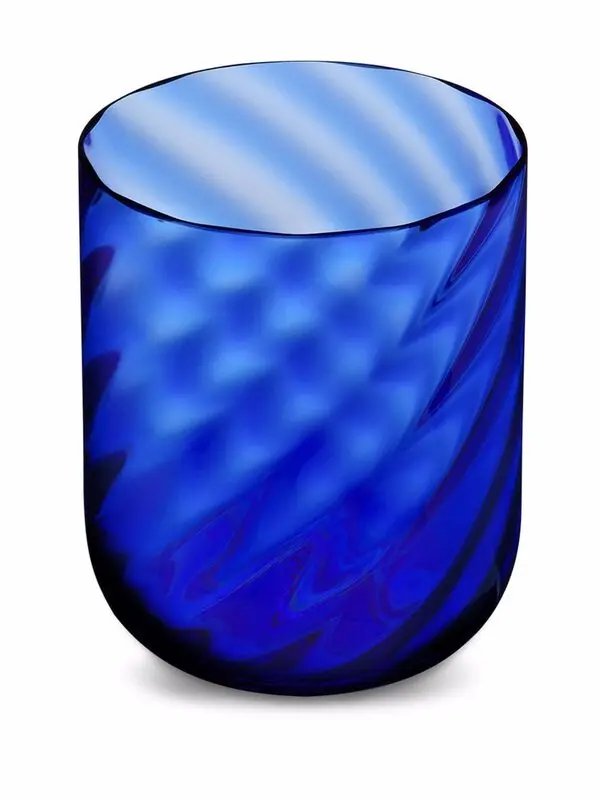 Dolce & Gabbana Hand-blown Murano Water Glasses - Blue
