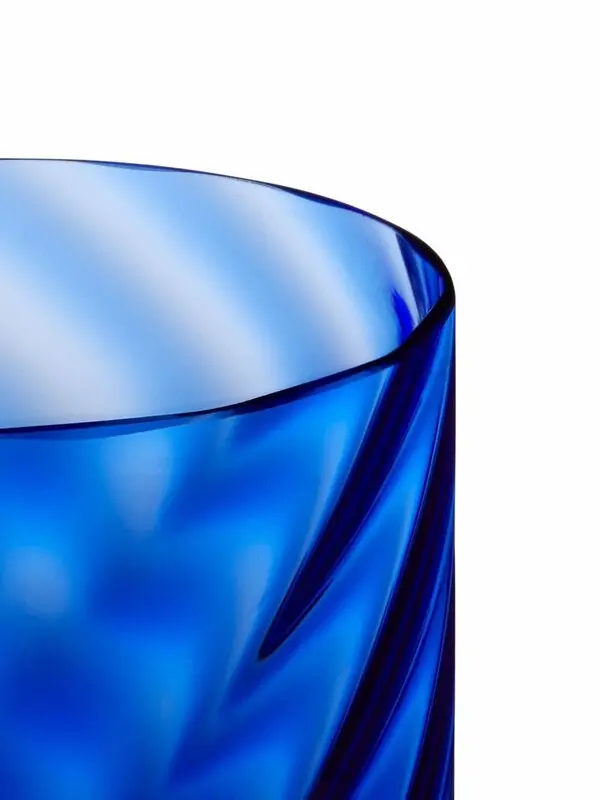 Dolce & Gabbana Hand-blown Murano Water Glasses - Blue