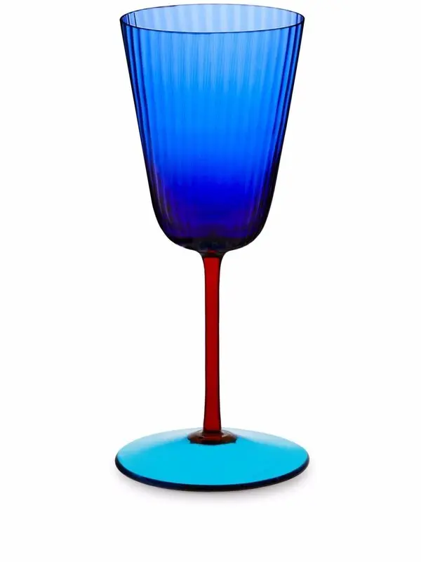 Dolce & Gabbana Murano Wine Glass - Blue