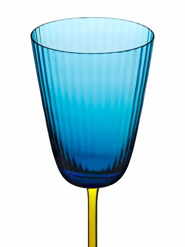 Dolce & Gabbana Murano Wine Glass - Blue