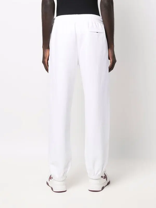 Off-White Helvetica Logo-print Track Pants - White