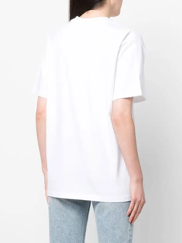Off-White Cut-out Cotton T-shirt