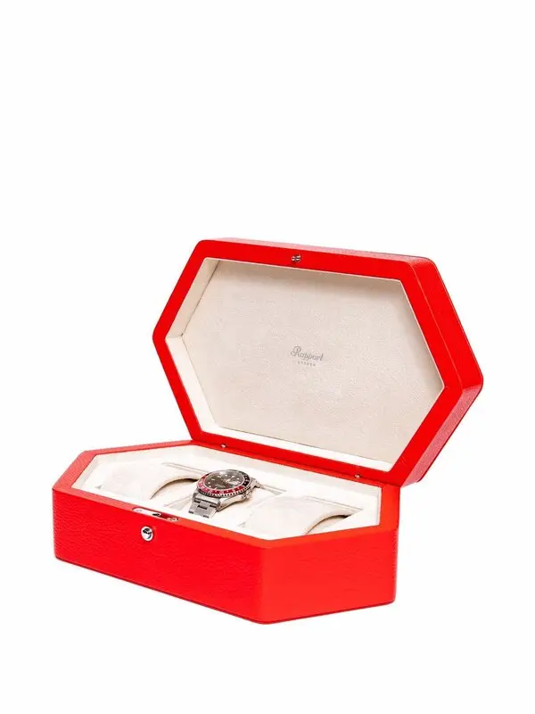 RAPPORT LONDON Portobello 3-watch Box - Red