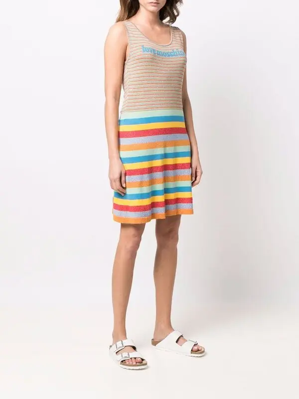 Moschino Multi-stripe Mini Dress