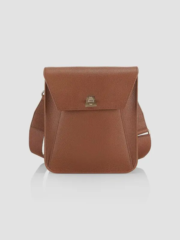 Akris Anouk Crossbody Bag - Caramel