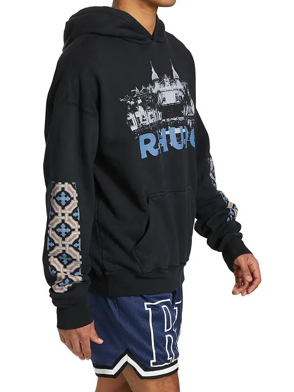 R H U D E Casino Cotton Hoodie Sweatshirt