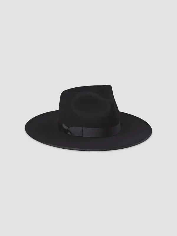 Lack Of Color Wool Rancher Hat - Black