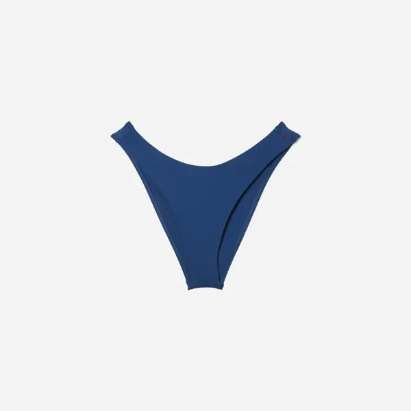 Everlane Thigh-high Bikini Bottom - Blue Dusk