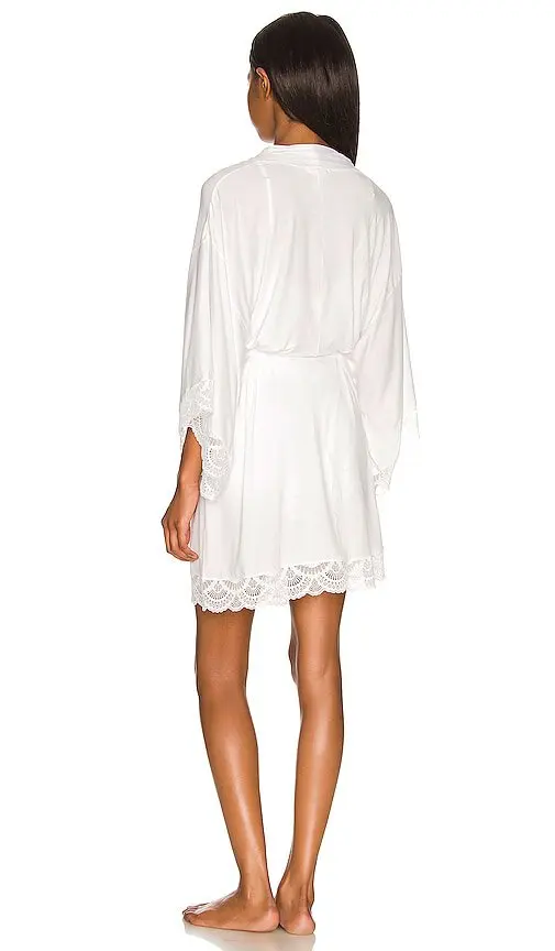 Eberjey Mariana The Mademoiselle Kimono Robe - White