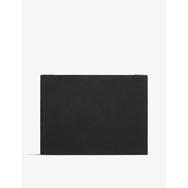 Smythson Panama Leather Lockable Jewellery Box With Travel Tray
