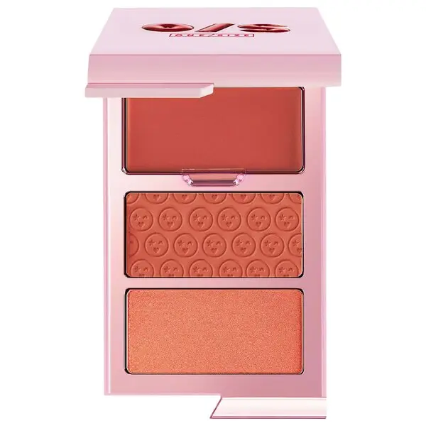 ONE/SIZE BY PATRICK STARRR Cheek Clapper 3d Blush Trio Palette - Freaky Peach