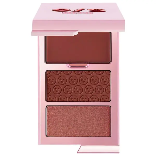 ONE/SIZE BY PATRICK STARRR Cheek Clapper 3d Blush Trio Palette - Rich Betch
