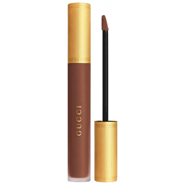 Gucci Transfer-proof Matte Liquid Lipstick - 124 Emilie Brown