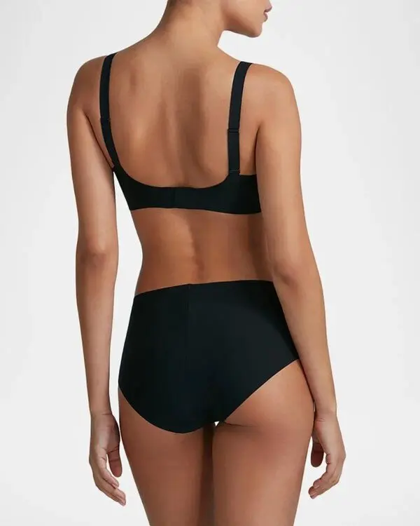 Commando Butter Soft-support Back-closure Bralette - Black