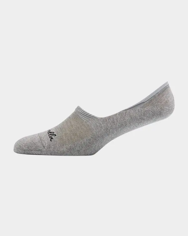 Pantherella Stride Invisible Socks - Light Grey Mix