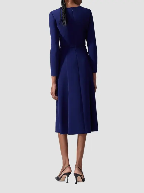 Carolina Herrera Icon Triple Bow Midi-dress - Midnight